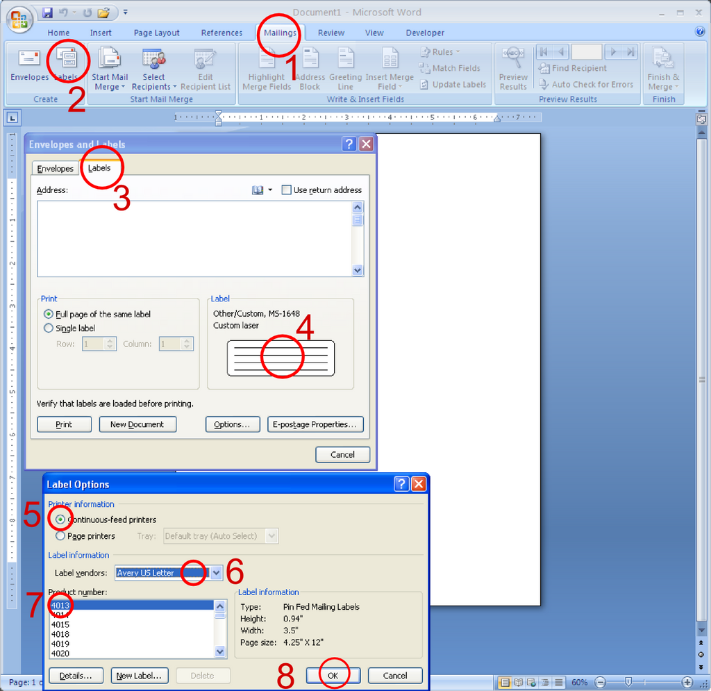 Pinfeed Label Printing Tip – Macolabels