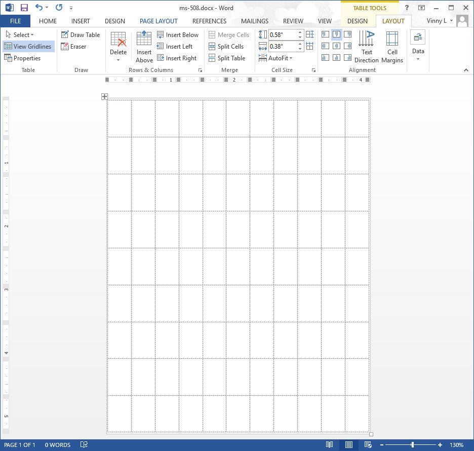 MS-508 Template – Macolabels