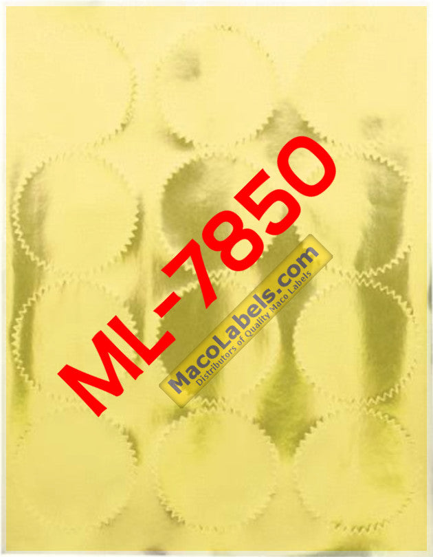MACO ML-7850 Gold Foil 2-1/2" Diameter Notarial Seal – Macolabels