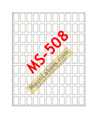 MACO MS-508 White 5/16" x 1/2" Labels 1089 Labels Per Box – Macolabels