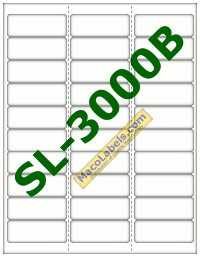 MACO SL-3000B White Sugar Cane Shipping Labels 2.625" X 1" Bulk Pack ...